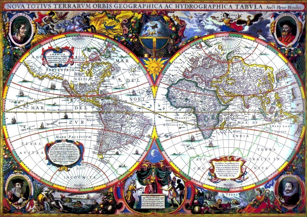 S VIKAS: World Map 17th Century