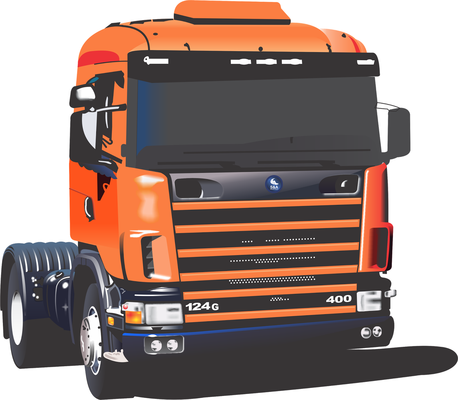 Free vector about car & Truck vector graphics