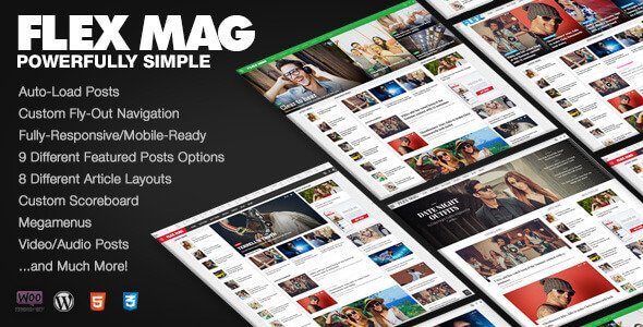 Flex Mag – Responsive WordPress News Theme - GPLAZ
