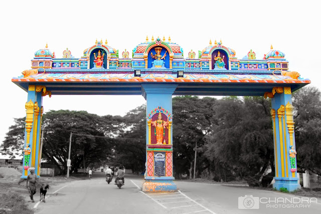Chandra Babu Kommala: Sullurpeta Chengalamma Temple Entrance Aarch