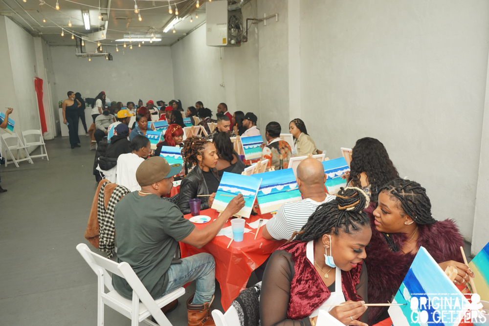 OriginalGoGetters: Paint sip and vibe 2-14-2021