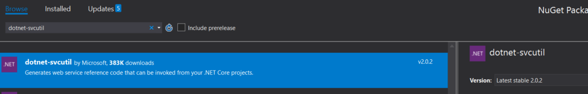 WCF Proxy generation – using dotnet-svcutil