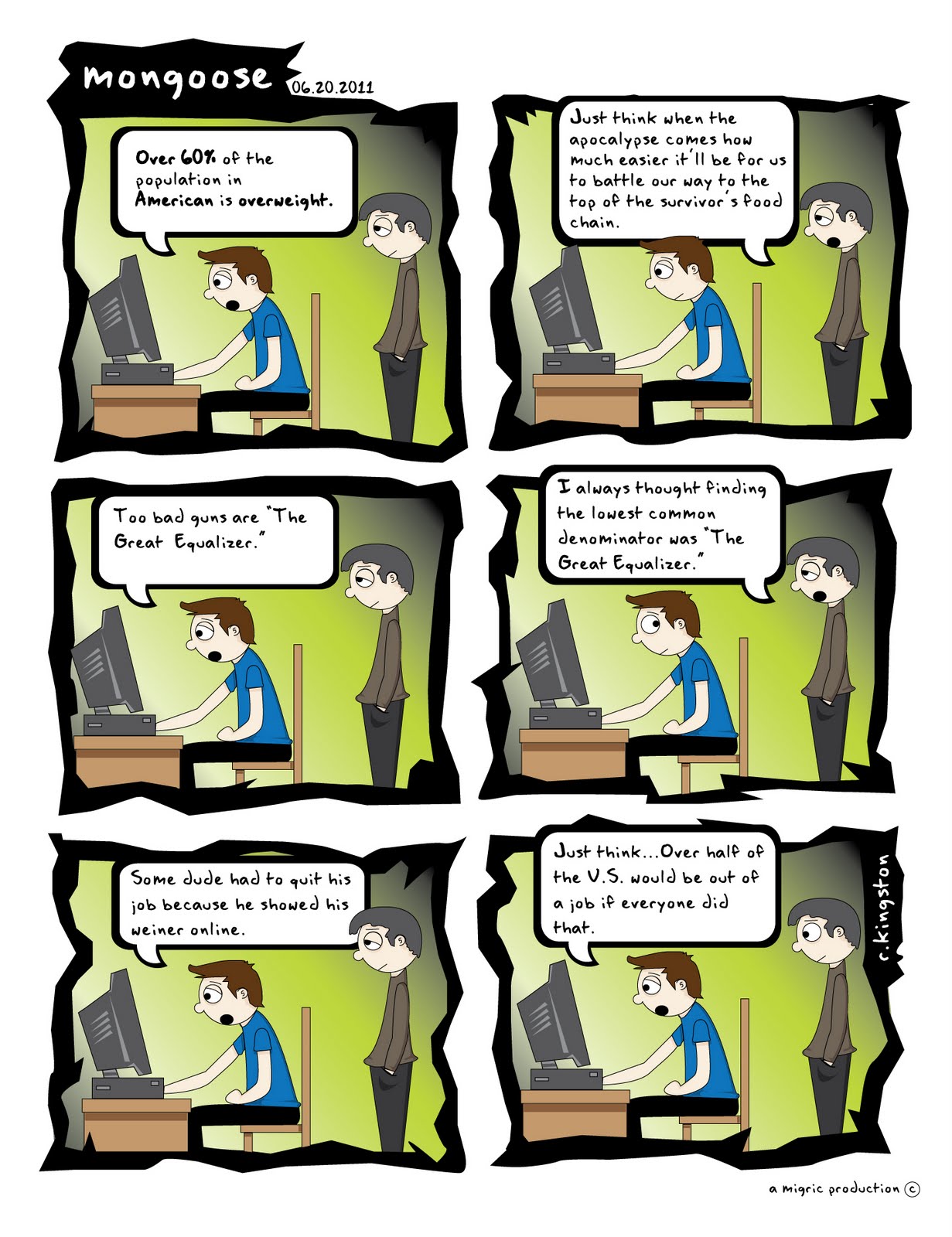 It's a Mig Mig World: What does it mean?? Two jokes from mongoose ...