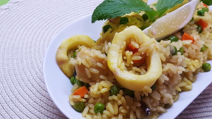Arroz con calamares - ¡Huele Bien!