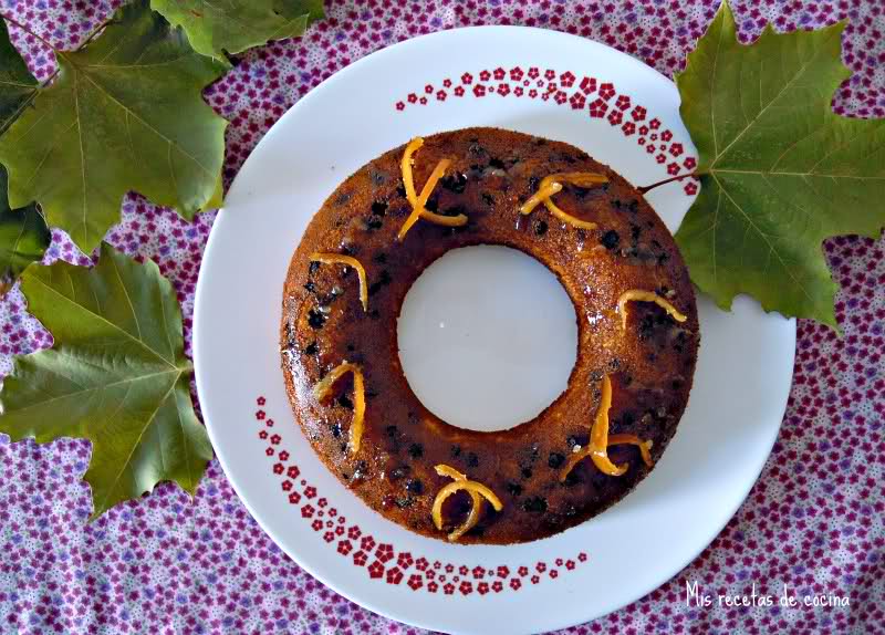 Bizcocho de pan,naranja y chocolate - Mis recetas de cocina