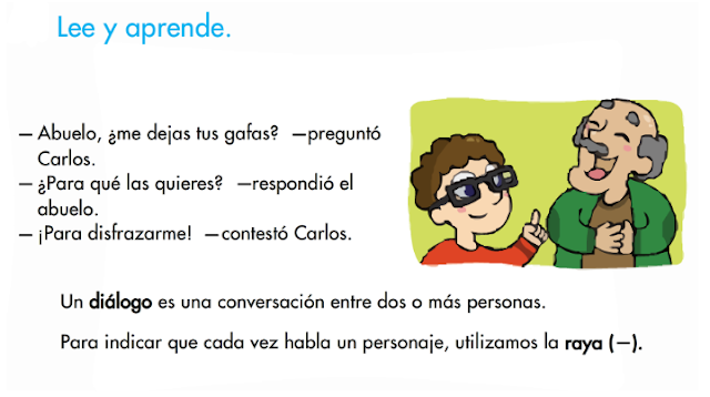 MI CLASE: 2º PRIMARIA: RAYA DE DIÁLOGO