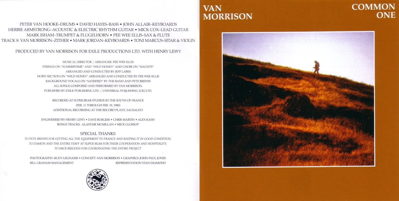 1980 Common One - Van Morrison - Rockronología
