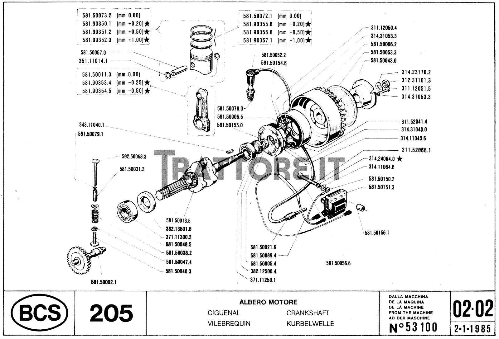 Bcs 205 manuale – Mulino elettrico per cereali professionale