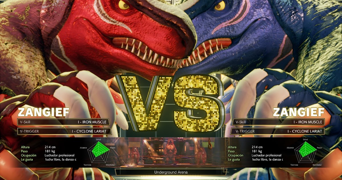 Street Fighter V Mods by THE JAMK: KING OF DINOSAURS (KoF XIV)