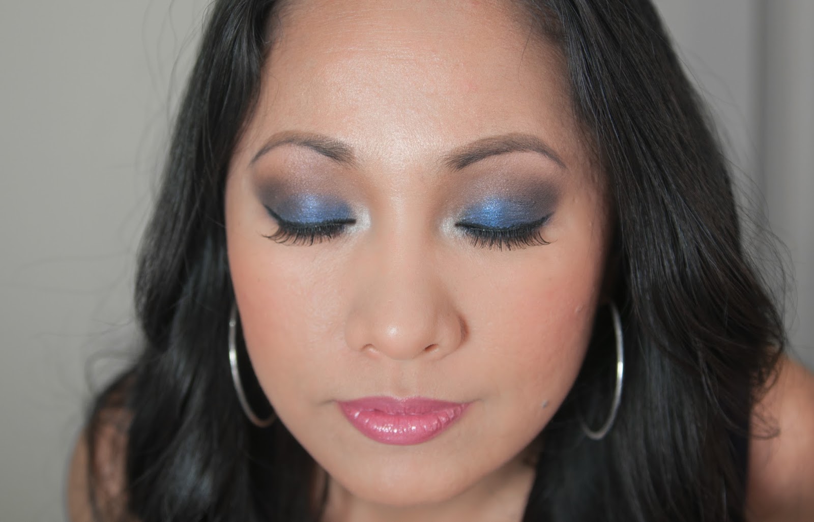 Illustration Of Passion Royal Blue Smokey Eye Tutorial