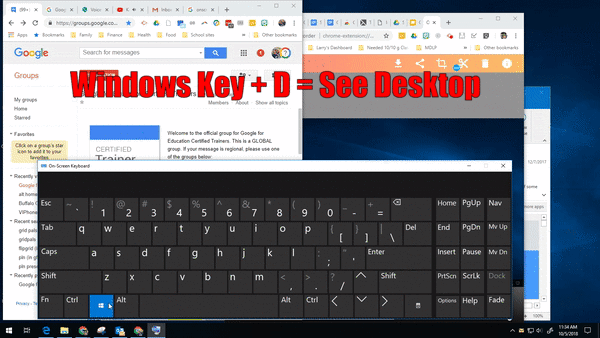 Larry's Tech Tips and Shortcuts: Using your Keyboard: The Windows Flag Key