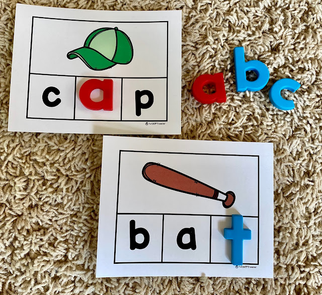 CVC Word Work | TheHappyTeacher