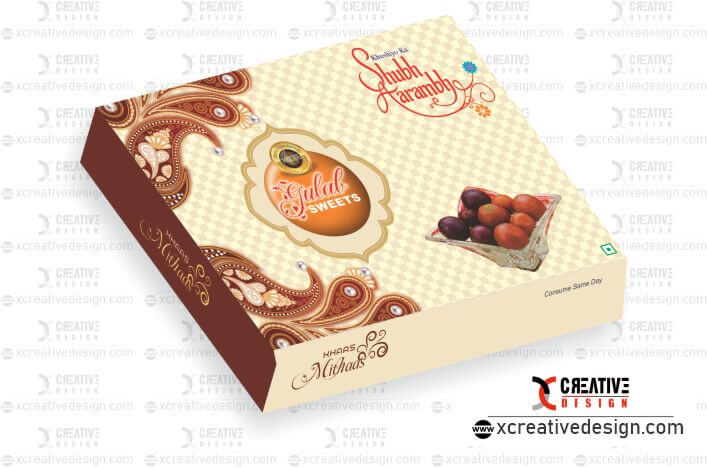 [Free] Mithai Box designs, Indian sweet box designs-XCreativeDesign
