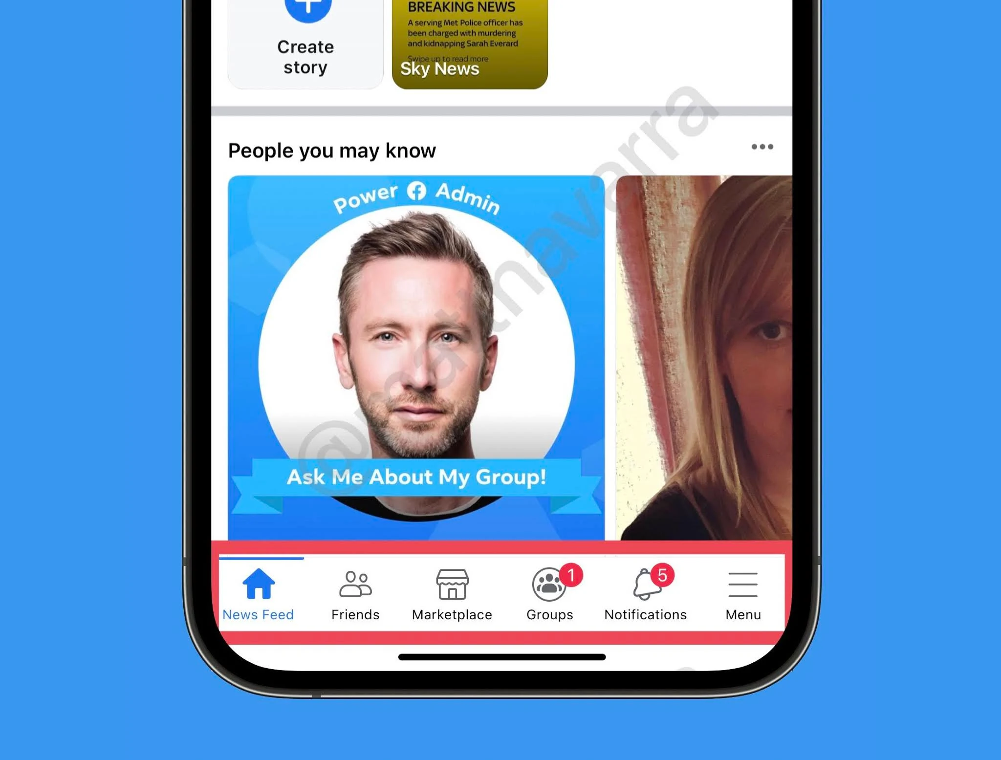 Facebook is adding text labels to its bottom tab navigation bar for iOS ...
