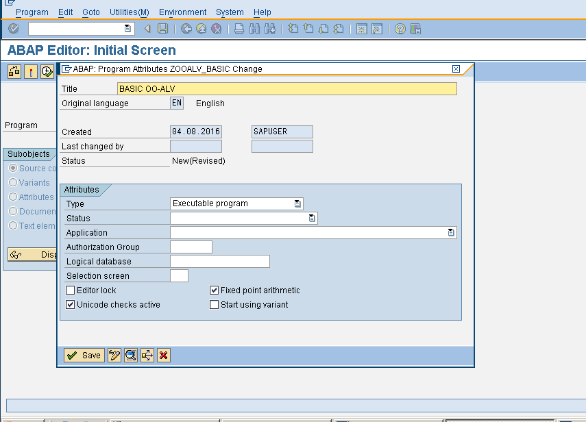Object Oriented Oo Alv Report Guide Sap Abap Tutorial