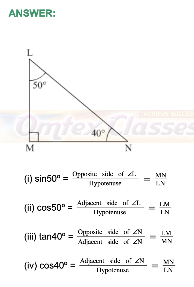 Education: Chapter 8 - Trigonometry Mathematics Part II Solutions for ...