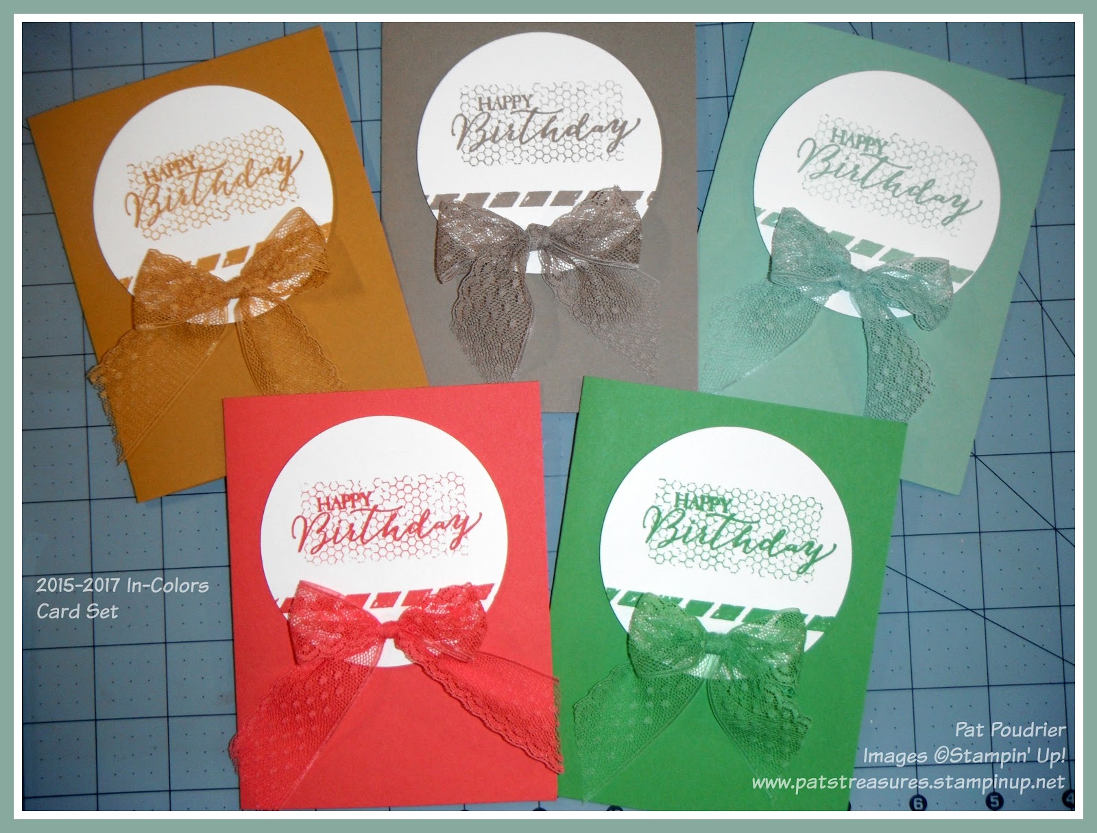 Pat's Creative Treasures: 2015-2017 In Colors Card Set