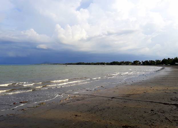 Eye in the Sky: Black Sands of Dawis Beach (Digos City, Davao del Sur)