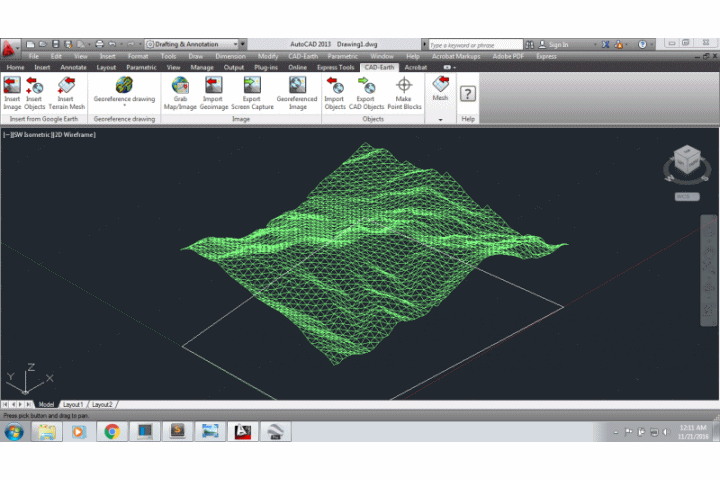 Descargar CAD Earth + serial 100% (Importar Curvas desde Google Earth)