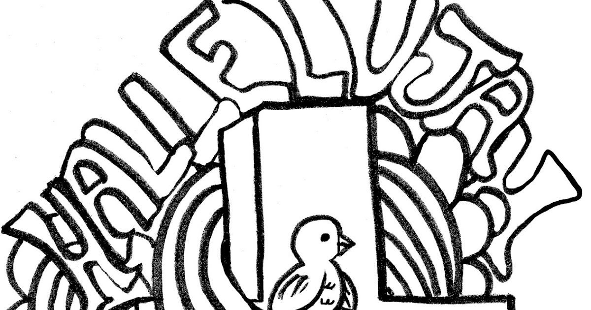 Alleluia Coloring Page Printable Sketch Coloring Page