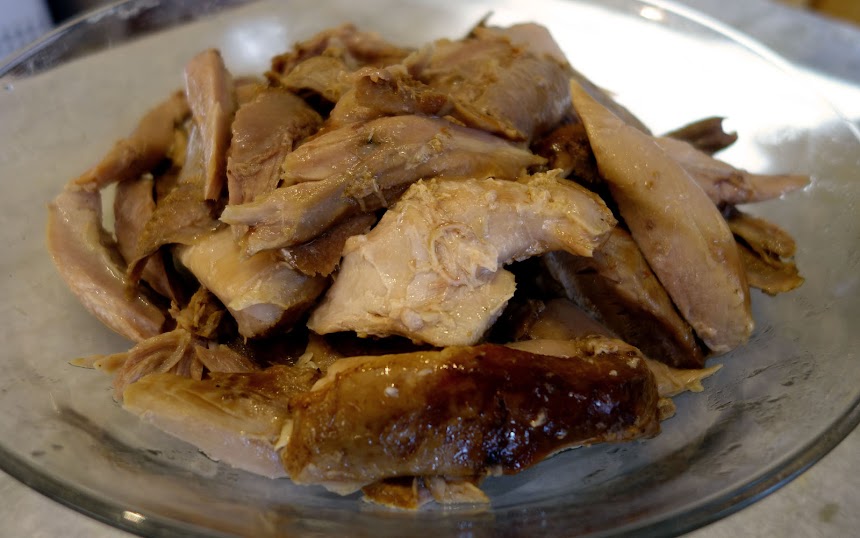 Living the life in Saint-Aignan: Imagine turkey legs slow-cooked in red ...