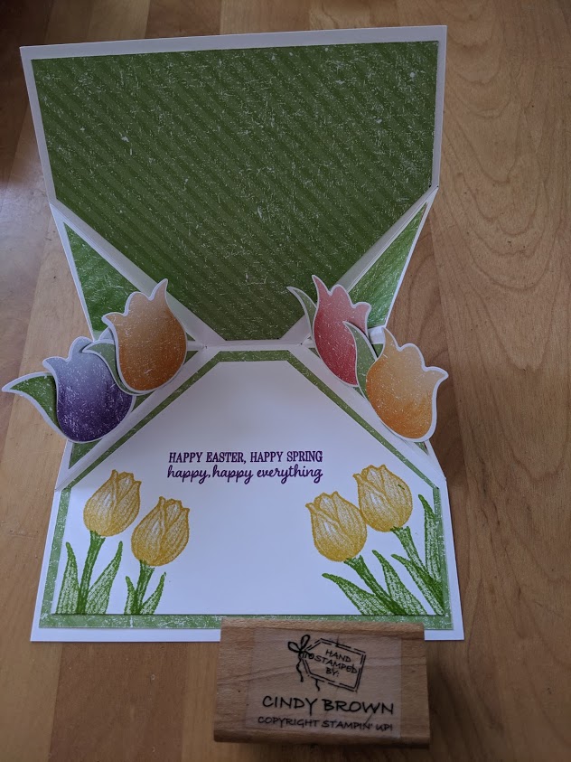 Horsin Around with Stamps: FANCY FOLD EASTER CARD