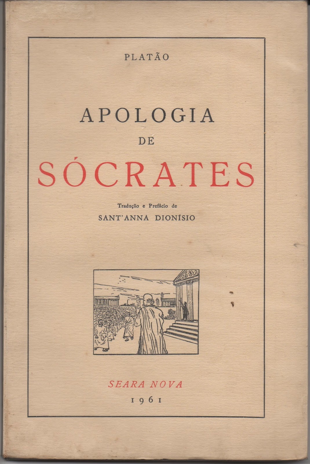 Apologia De Socrates Livro - FDPLEARN