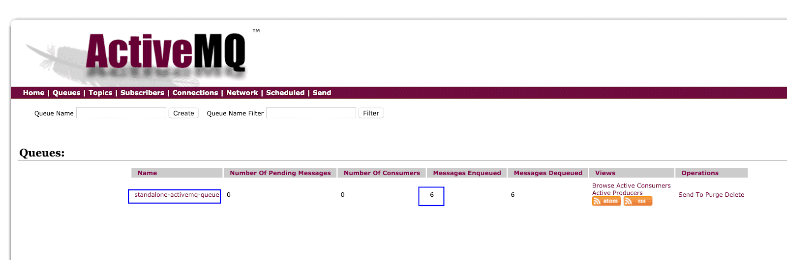 Spring Boot Activemq Standalone Application Example
