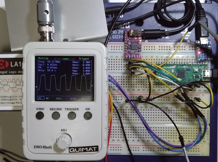 Raspberry Pi Picoで32bit I2S DACを使う (PCM5102)-エレホビカ