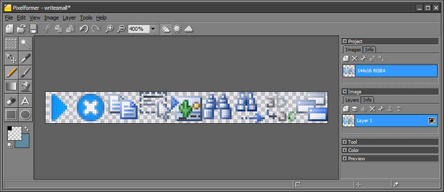 Programming Note: Making MFC Ribbon bitmap file.