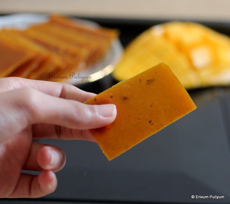 Erivum Puliyum: Aam(Mango) Pappad | Manga Thera (Step by Step Pics)