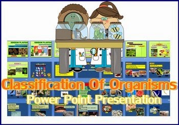 Science Worksheet & PPT: 5 Kingdoms of Organisms Power Point Presentation