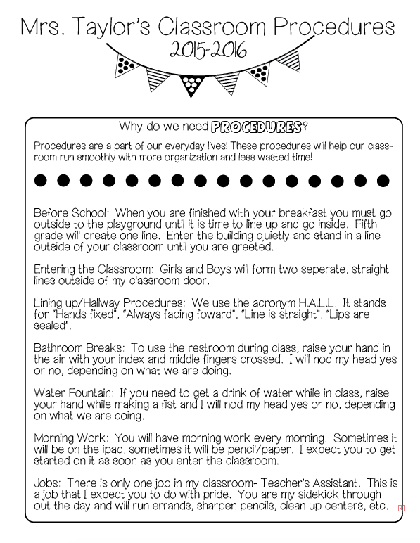 Life As I Know It...: Back to School Parent Info Packet! **FREEBIE**