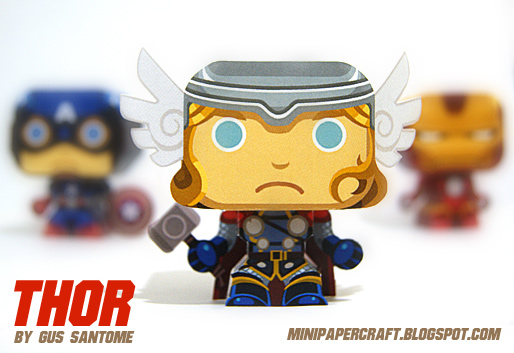 Minecraft Papercraft Thor