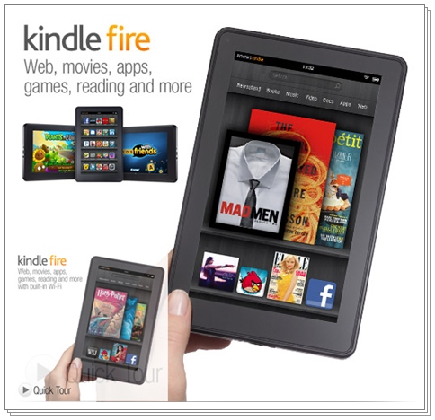 Kindle Fire Wi-Fi, Full Color 7" Multi-Touch Display ~ Kindle Wireless ...