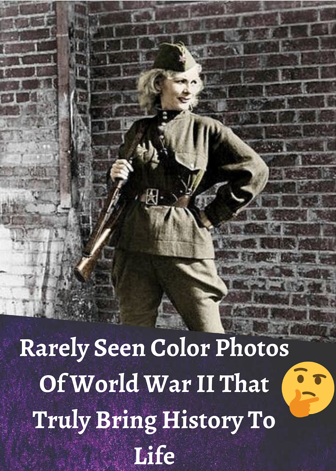 Rarely Seen Color Photos Of World War II That Truly Bring History To Life