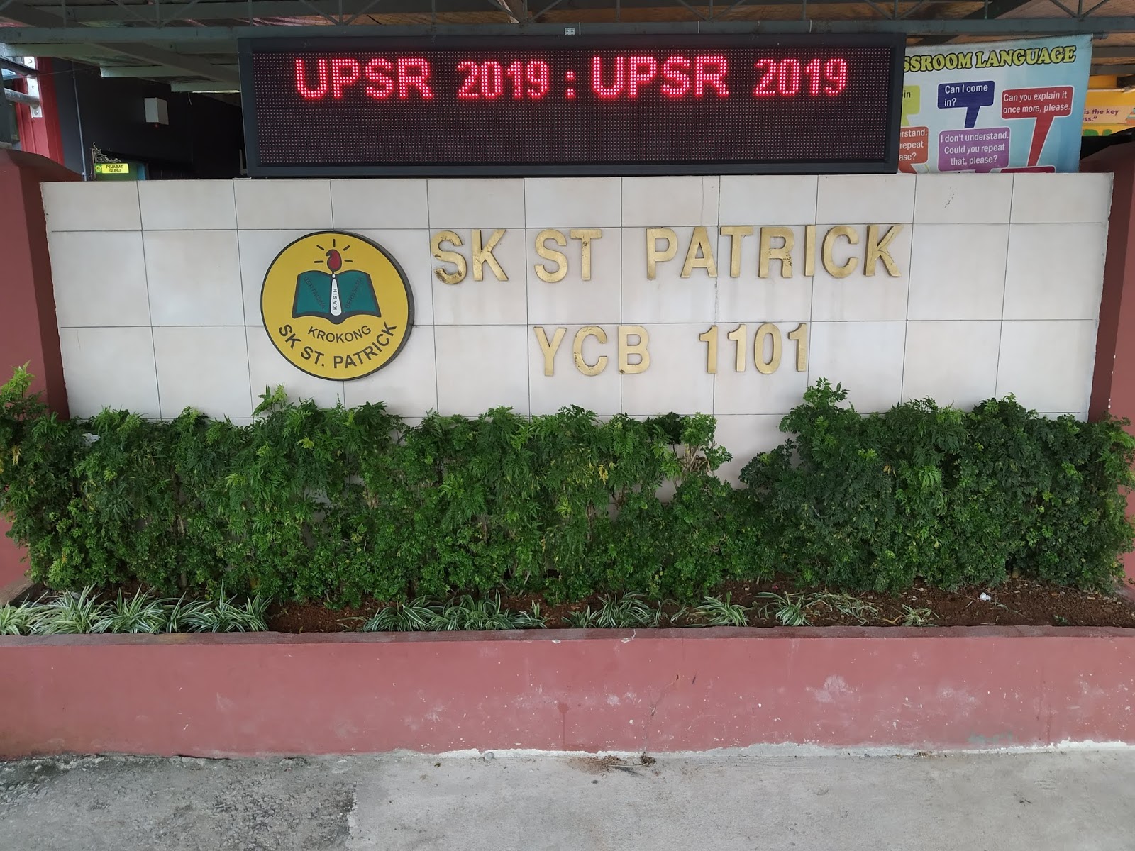 SK St Patrick,Krokong Bau.Kuching.: 2019