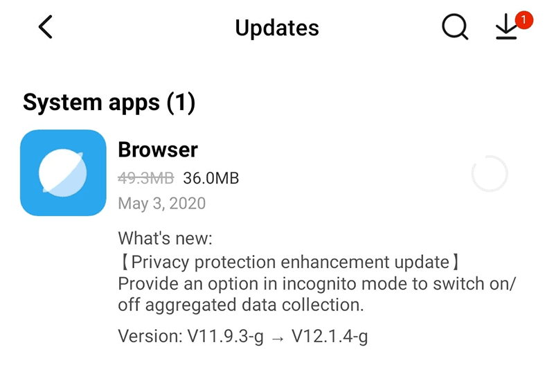 Xiaomi updates Mi Browser in response to privacy breach claims