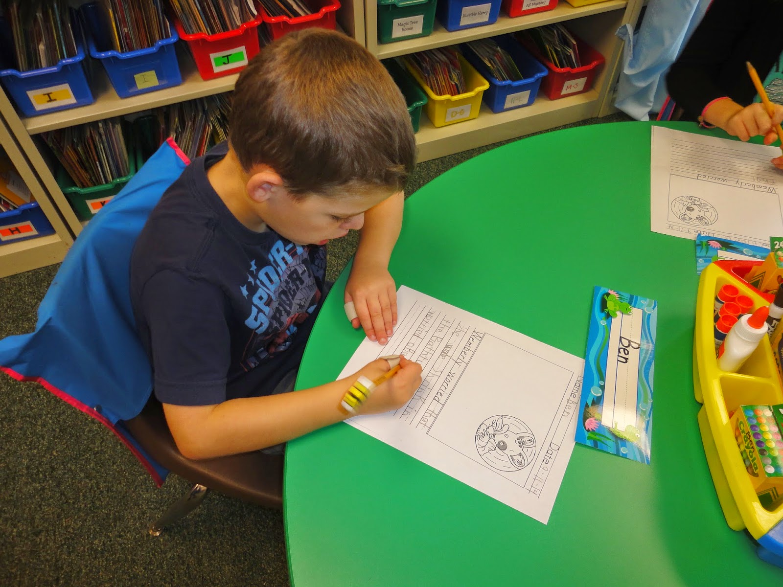 First Grade Frogs: Making Connections - Wemberly Worried