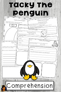 First Grade Love: 9 Ways to Use Tacky the Penguin Book