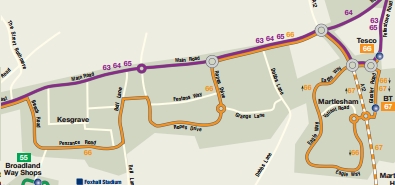 Public Transport Experience: Significant Suffolk Soup Route [3]