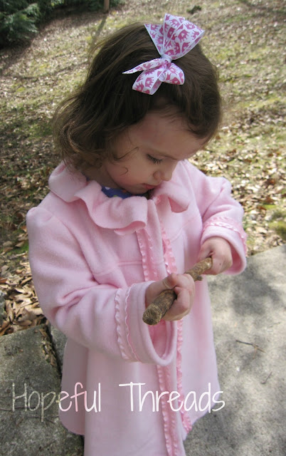 Hopeful Threads: Pattern Review - Girls Fleece Coat by Bumbleberries ...
