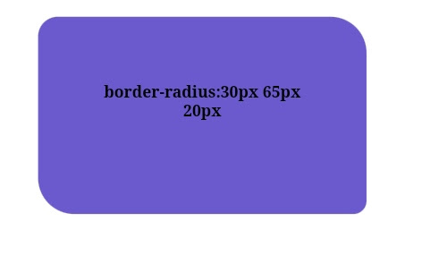 Design HTML elements in different shapes using CSS border-radius property.