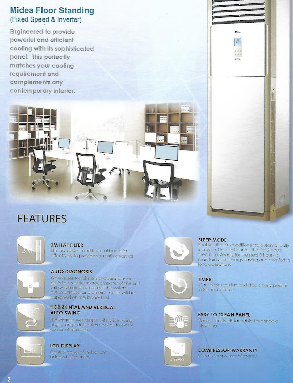 MaximaxSystems.com: MIDEA SPLIT TYPE FLOOR MOUNTED AIRCON