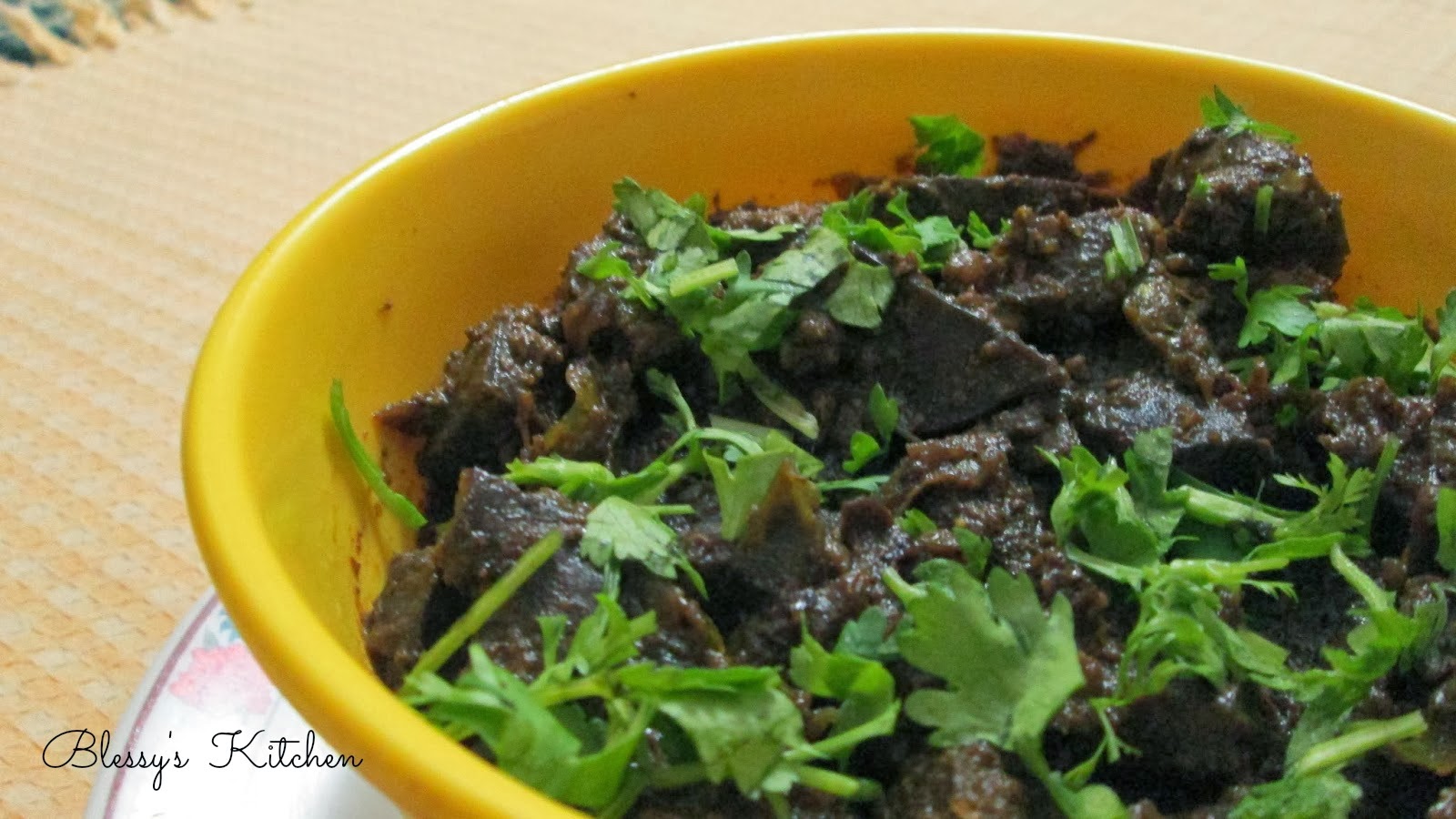 Blessy's Kitchen: Pepper Lamb Liver Fry