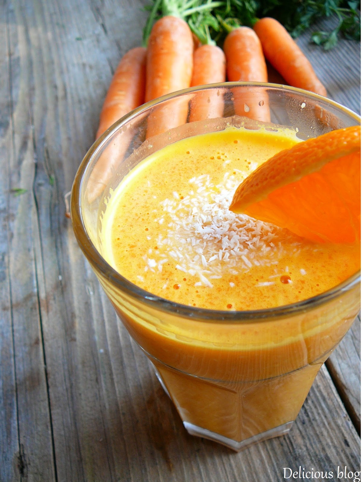 Delicious blog: Mrkvovo-pomerančové smoothie