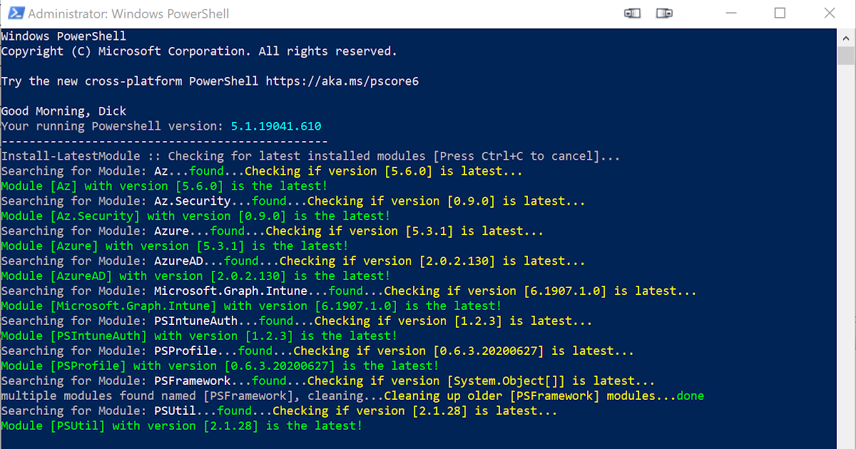 My Azure Profile Script