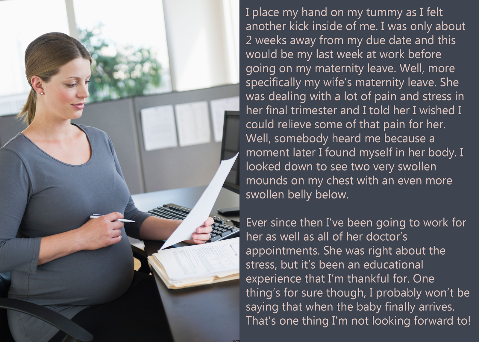 Letty s TG Captions Maternity Stress letty-s-tg-captions-maternity-stress