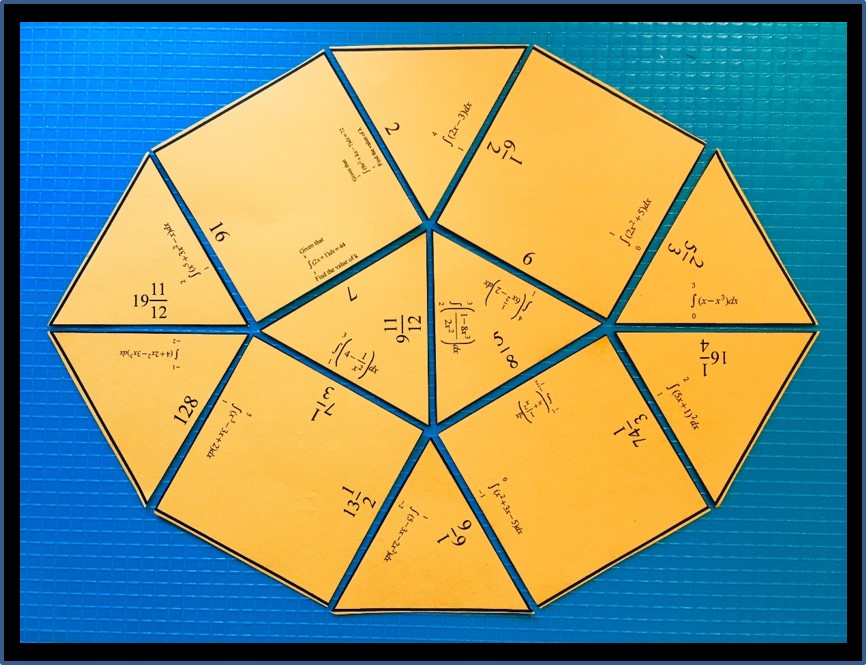 Definite Integrals Puzzle TenTors Math Teacher Resources definite-integrals-puzzle-tentors-math-teacher-resources