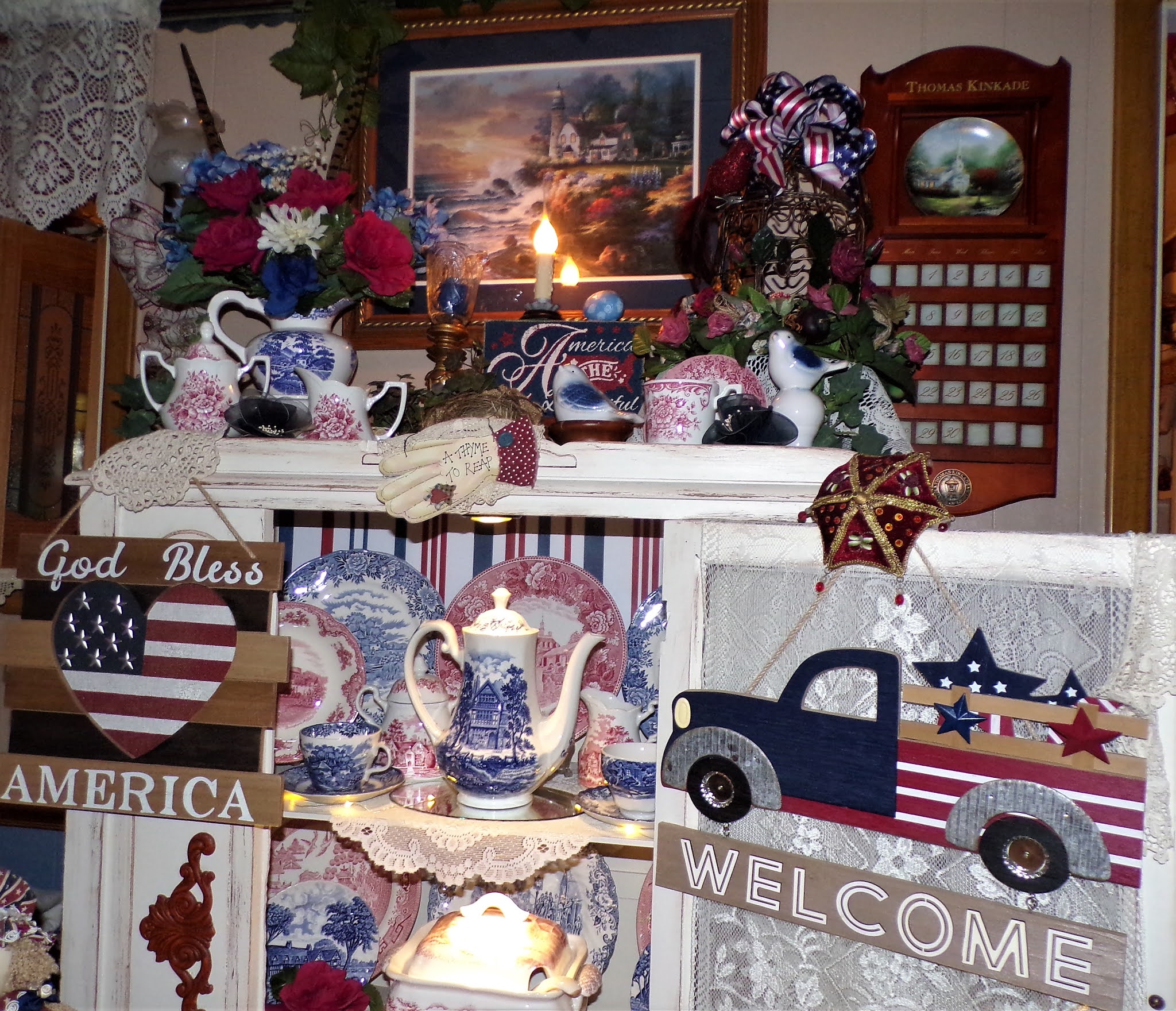 DEBBIE-DABBLE BLOG: Labor Day Front Porch and Yard and Another ...